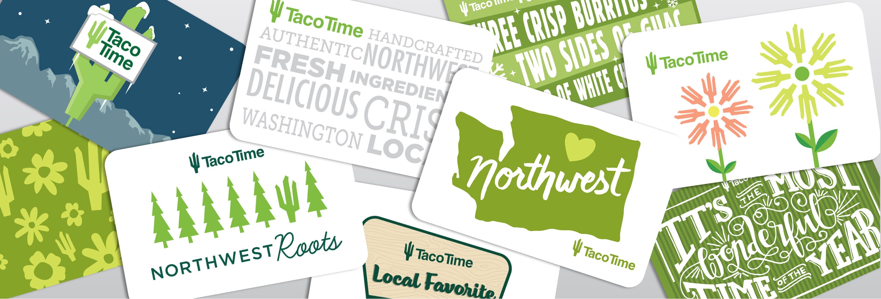 Taco Time Northwest Cactus Cards